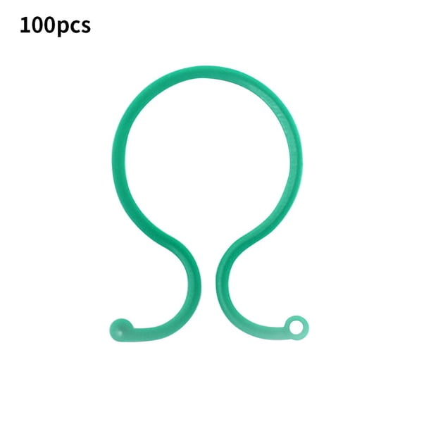 Vine Growing Clips Adjustable Garden Plant Fix Rings Reusable Plastic ...