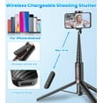 TONEOF 67" Phone Selfie Stick Tripod Stand All-in-1Portable with ...