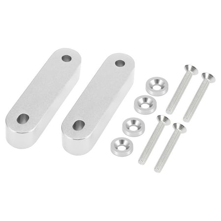 Uxcell Silver Tone Hood Vent Spacer Riser Kit with Bolts Washers ...