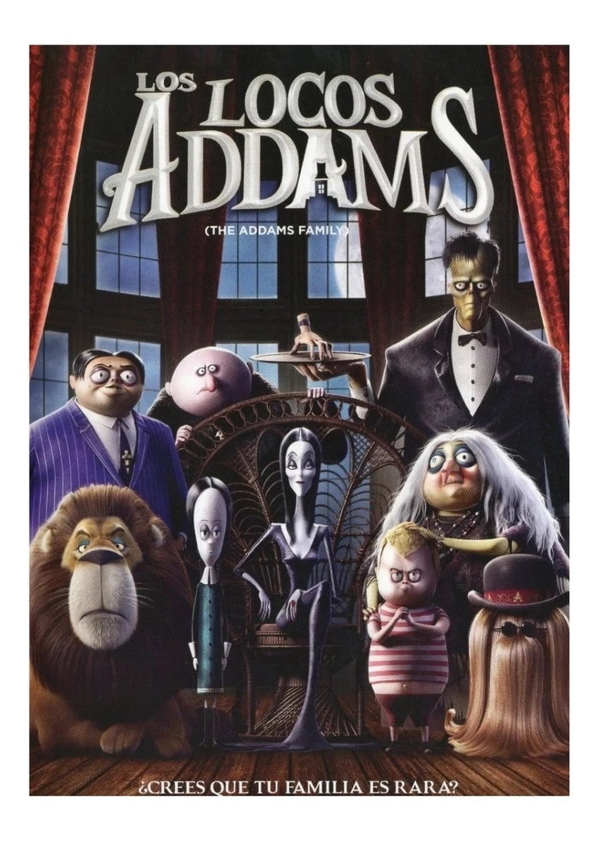 Los Locos Addams 2019 Pelicula Animada Dvd Universal | Walmart en línea