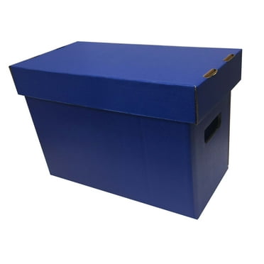 5 Max Pro Short Colored Comic Storage Boxes - Holds 150 - 175 Comic ...