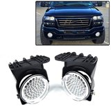 VIPMOTOZ Front Bumper LED Strip Fog Light Assembly For 1999-2002 Chevy ...