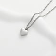 Simple Elegant Heart Urn Pendant Cremation Jewelry for Ashes Holder ...