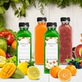 Xueyu 12pcs 16oz Plastic Juice Bottles, Reusable and Take Out Juice ...