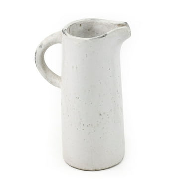 Distressed White Pitcher (5268M) by Zentique - Walmart.com