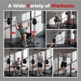 FLYBIRD, Adjustable Squat Rack, 42"D x 51"W x 83"H, with Pull-Up Bar ...