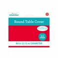 Round 84" Red Plastic Table Cover, by Way To Celebrate - Walmart.com