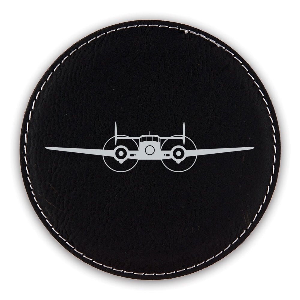 Model 18 Coaster Laser Engraved Leatherette - Round Coasters - Many ...