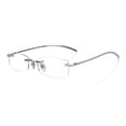 Pure Titanium Lightweight Rimless Optical Glasses Frame Ultra Light ...