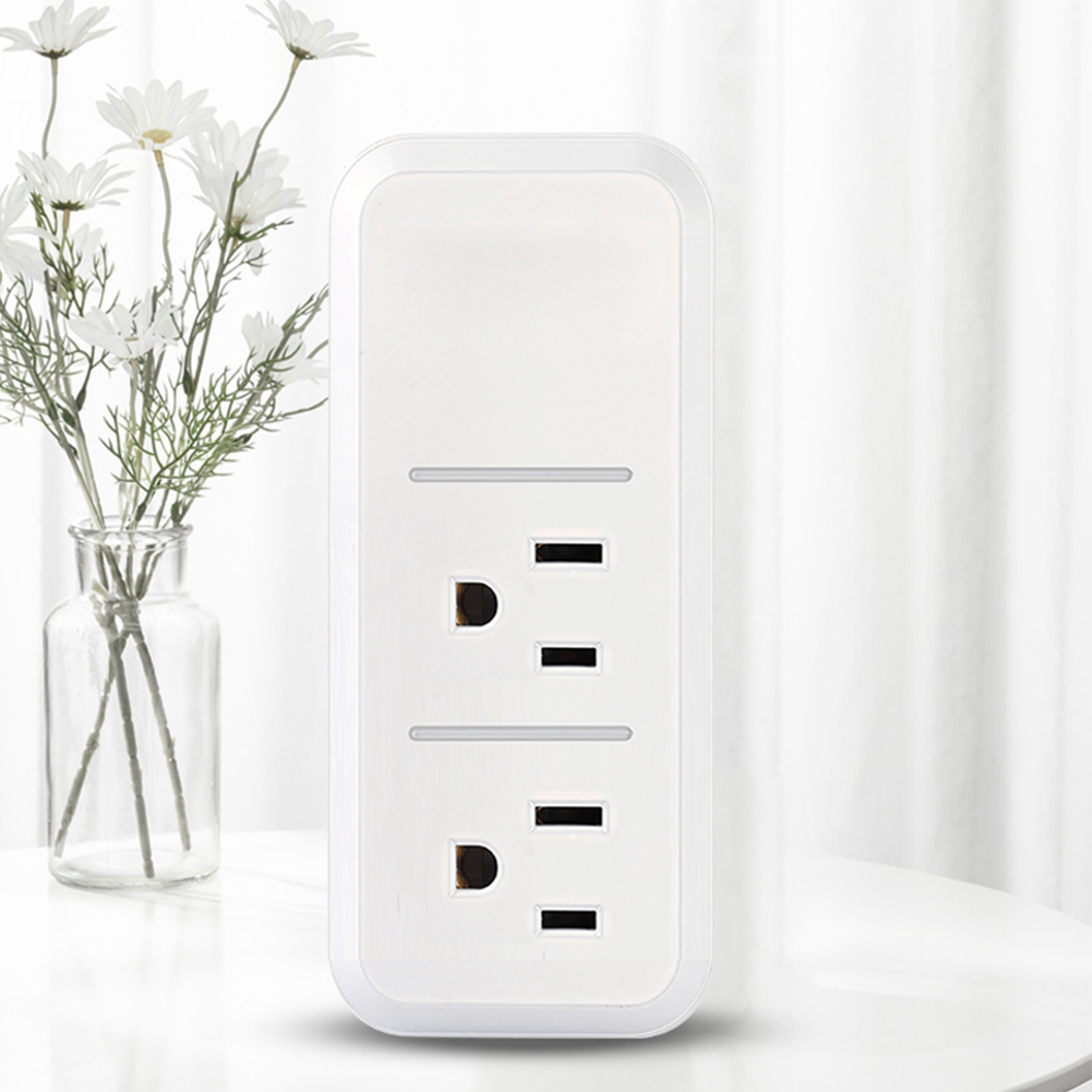 Swivel Power Outlet, Toldear 2 Prong Outlet Splitter with Rotating Plug ...