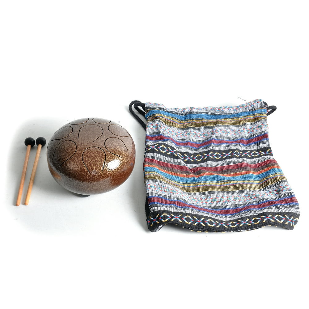Pyle Professional mini steel tongue percussion drum, hand pan,hand drum ...