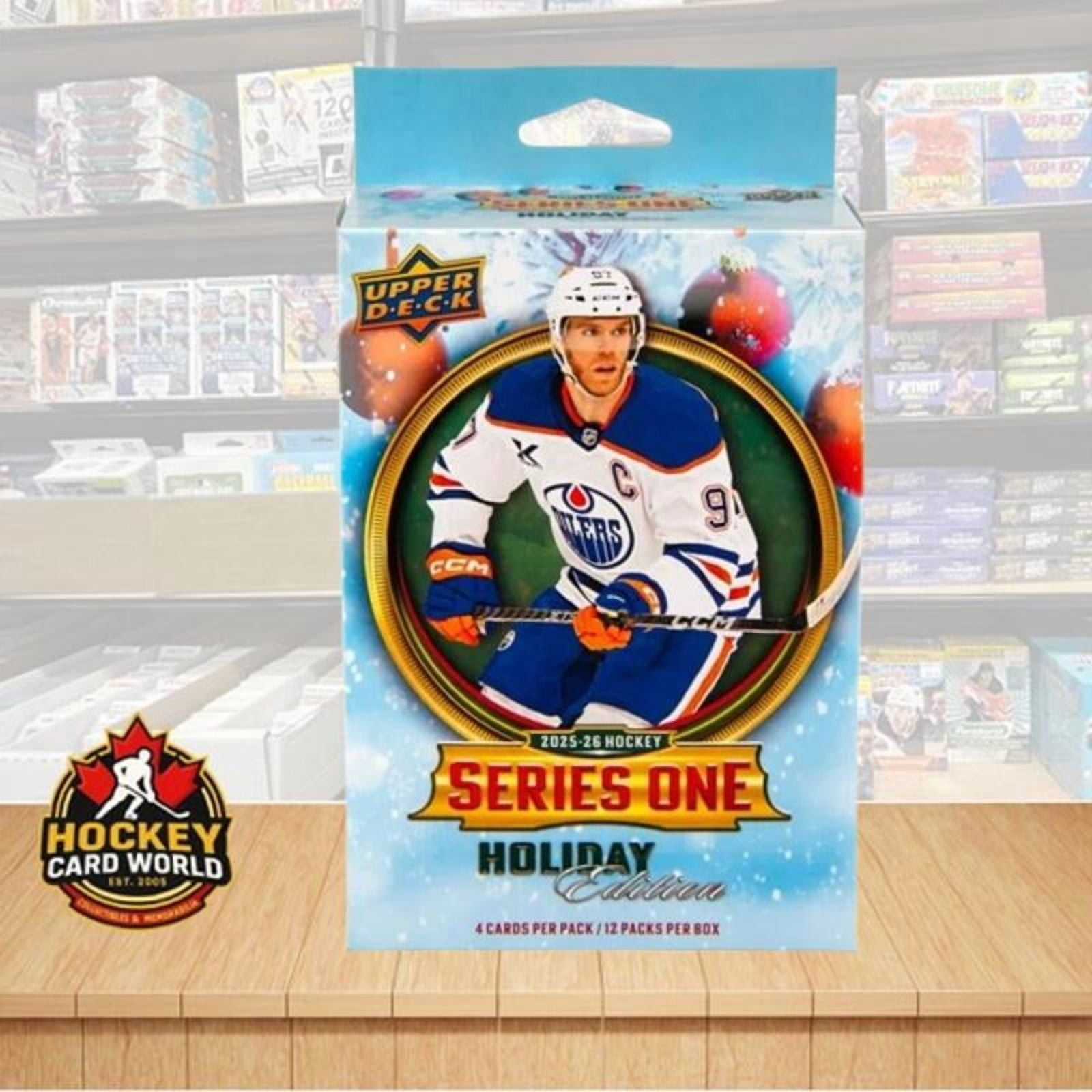 Click here for 2025-26 Upper Deck Series 1 Holiday Edition Hockey... prices