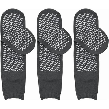 Single Tread Non-Skid XXX-Large (3XL) Bariatric Comfort Safety Socks ...
