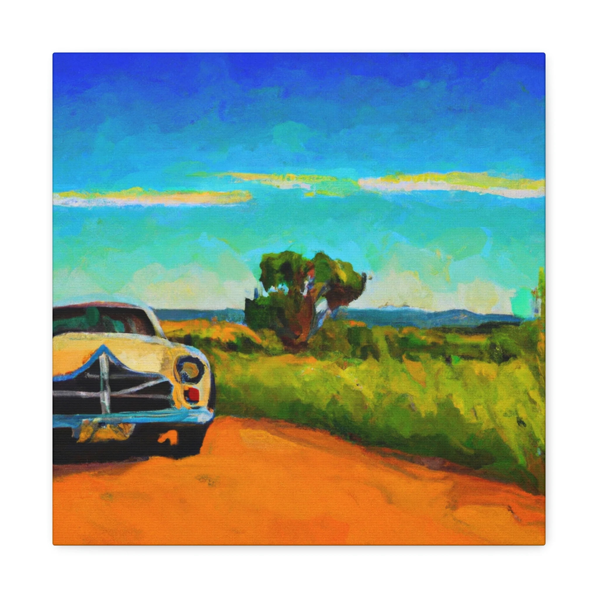 Classic Automotive Reflection - Canvas - Walmart.com