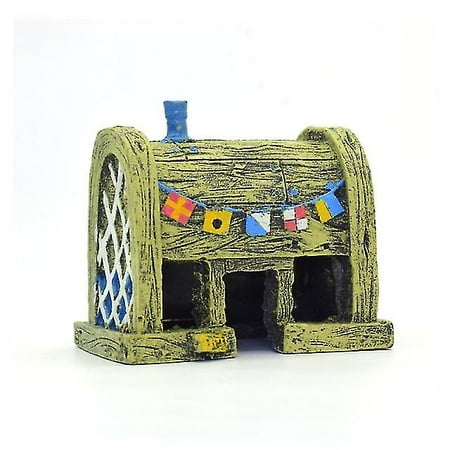 Fish Tank Aquarium Decoration Cartoon Fish House Pineapple House Home ...