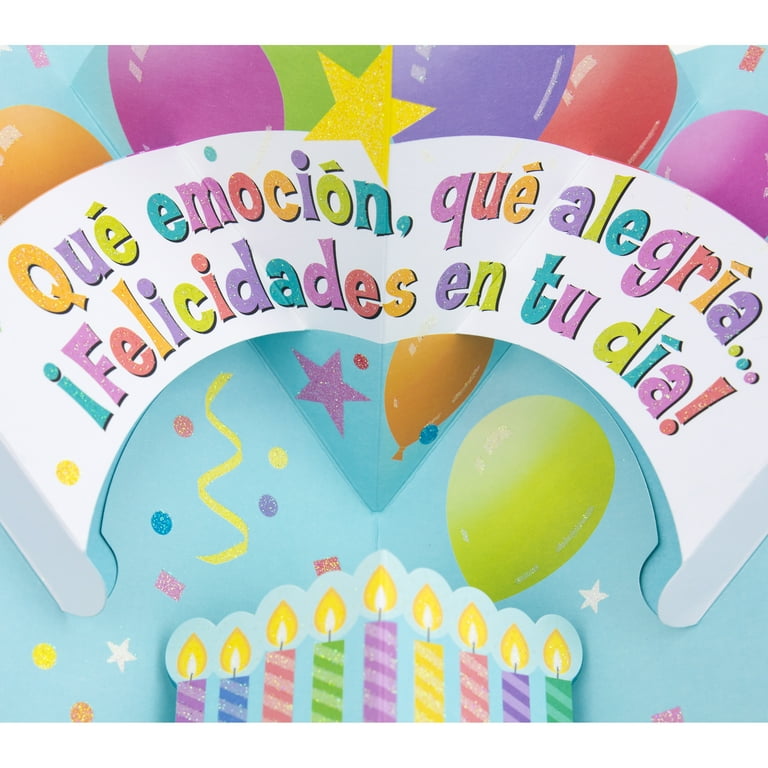 Happy Birthday Card In Spanish