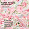 Threns 42Pcs Quilting Cotton Fabric Squares Sheets Pre-Cut Multi-Color ...