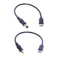Convenient USB-C to DC5.5x2.5mm/DC5.5x2.1mm Male Extension Cable ...