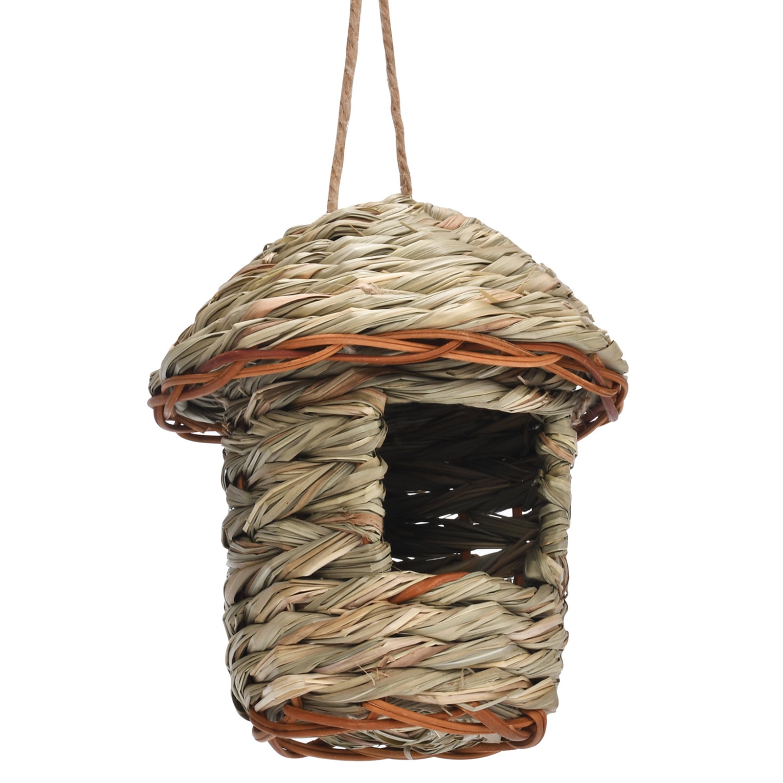 Hummingbird House with Lanyard - Grass Hand Woven Resting Place ...