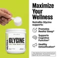 NutraBio Glycine Powder - Glycine Supplement- Free Form Amino Acid ...