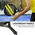 IANONI Paddle Tennis Racket Carbon Fiber Surface with EVA Memory Flex ...