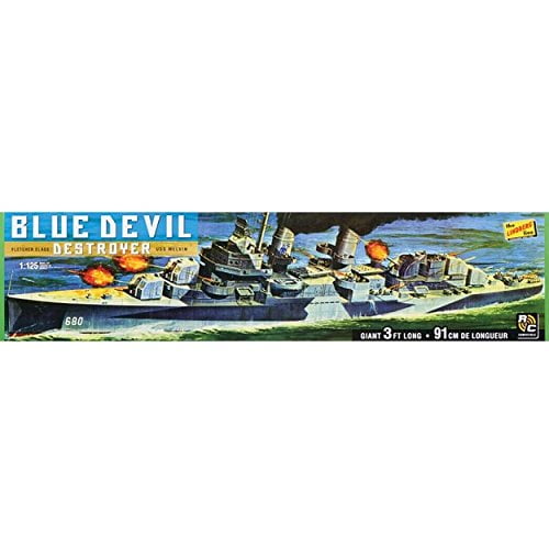 Lindberg Models LN212 1:125 Blue Devil Destroyer USS Melvin DD-680 ...