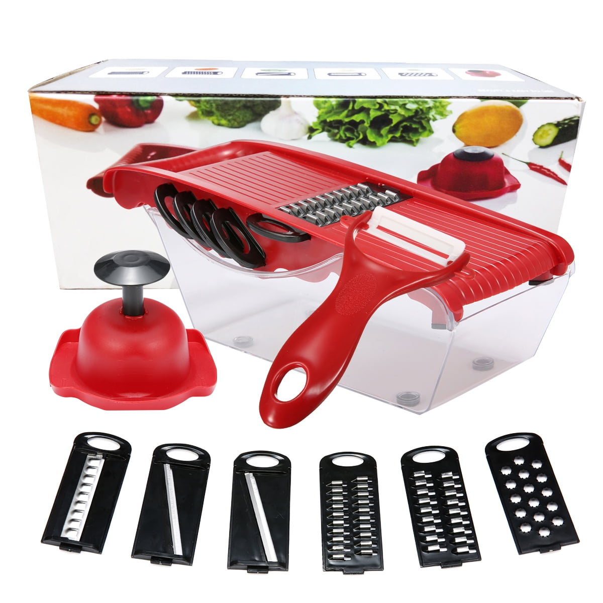 Vegetable Mandoline Slicer Vegetable Cutter Grater Juilienne Slicer ...