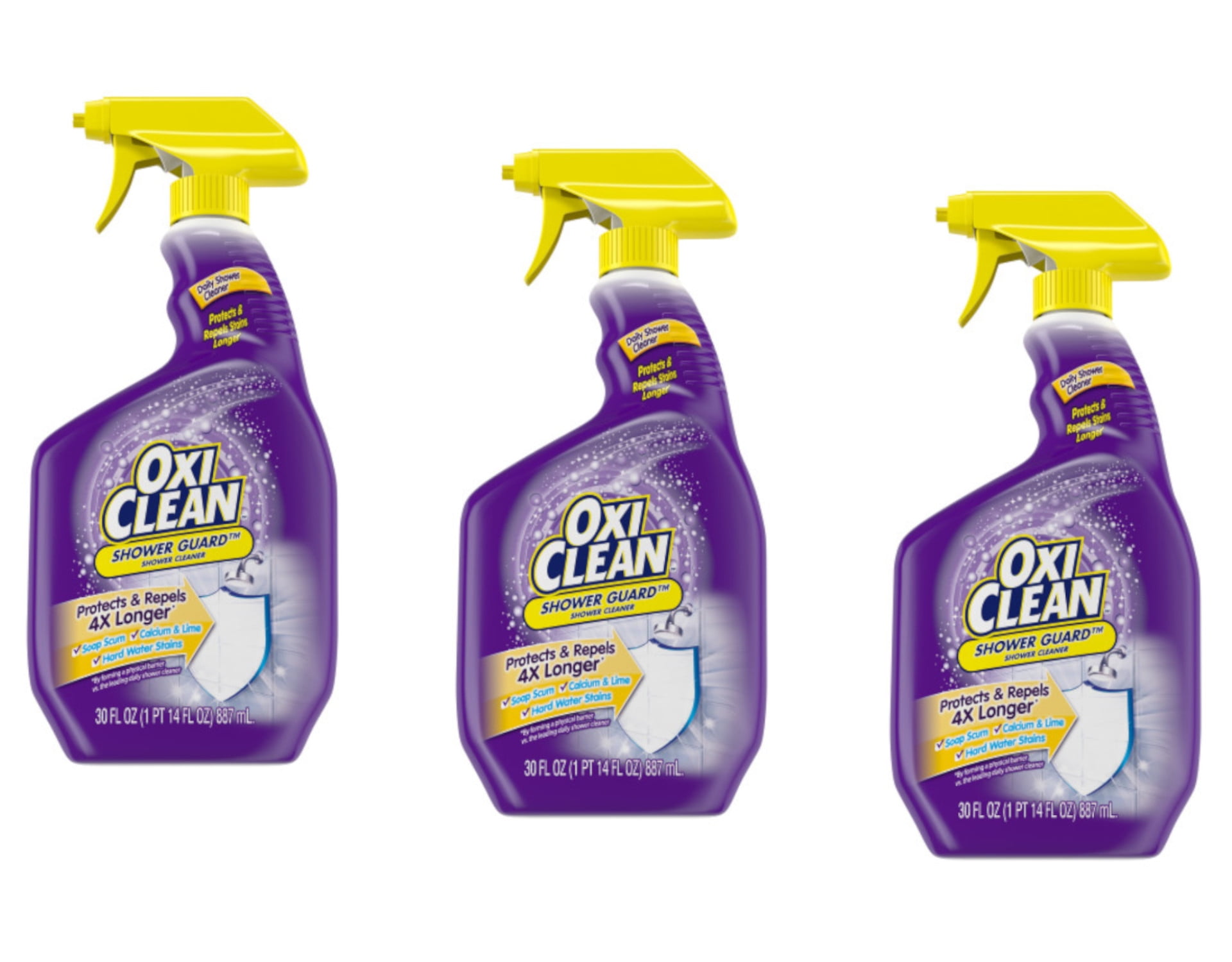 OxiClean Shower Guard, 30 Ounce - Pack of 3 - Walmart.com