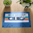 Spring Vibes Stay Groovy Cassette Table Placemat, Beautiful Kitchen ...