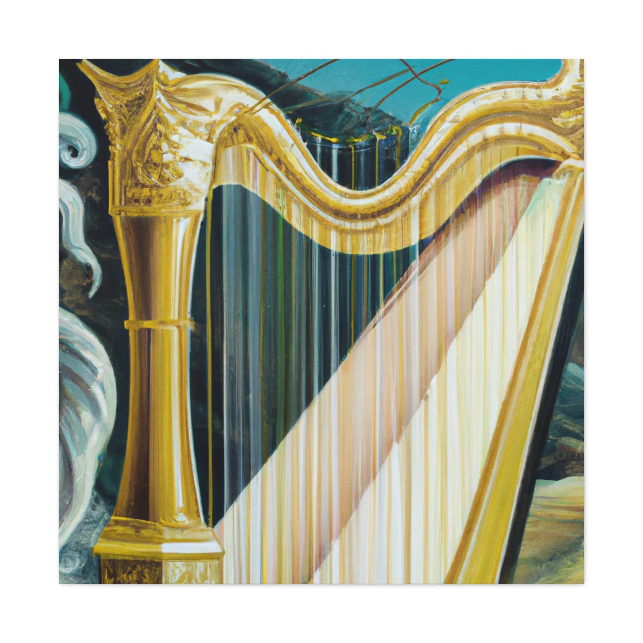Harping on Neoclassicism - Canvas - Walmart.com