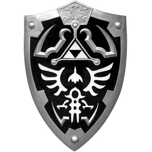 Dark Link Hylian Zelda Shield Full Size Black - Walmart.com - Walmart.com