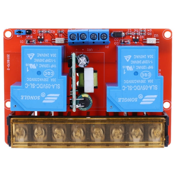 [2 vías] Módulo disparo y relé 2 canales Placa módulo relé estado sólido relé disparo alto/bajo ...