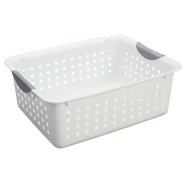 Pen+Gear Plastic Storage Box with Lid, Medium, White - Walmart.com