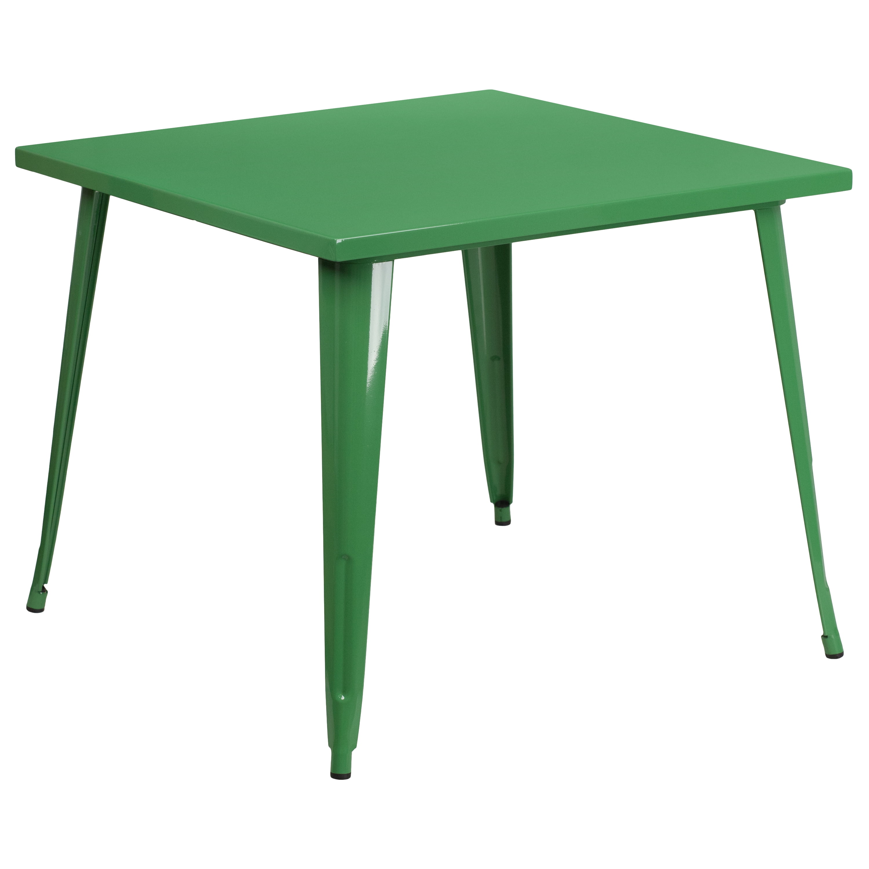 Flash Furniture 35.5" Square Metal Indoor-Outdoor Table, Multiple ...