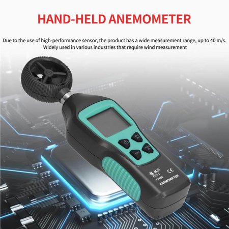 FY856 Anemometer Hand-held Anemometer High Precision Anemometer Wind ...