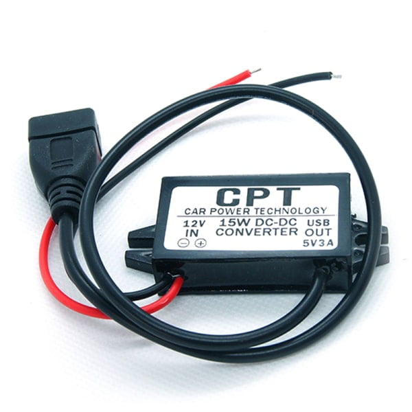 DC-DC Converter Module 12V to 5V USB Output Power Adapter 3A POWER ...