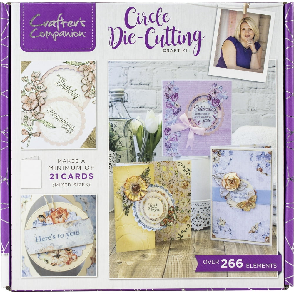 Crafter's Companion Craft Box Kit-Circle Die Cutting - Walmart.com ...