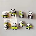 8PCS 3D Panda Magnet Set, Cartoon Animal Refrigerator Stickers, Tourist ...