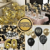Duzziyyaa 60th Birthday Party Decorations ,77PCS 60th Birthday Banner ...