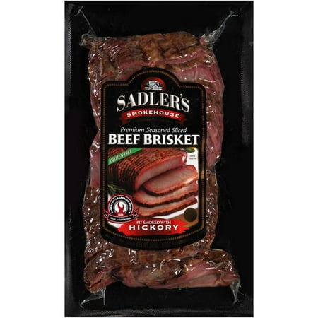Sadler's Smokehouse Sliced Hickory Beef Brisket, 32 oz - Walmart.com
