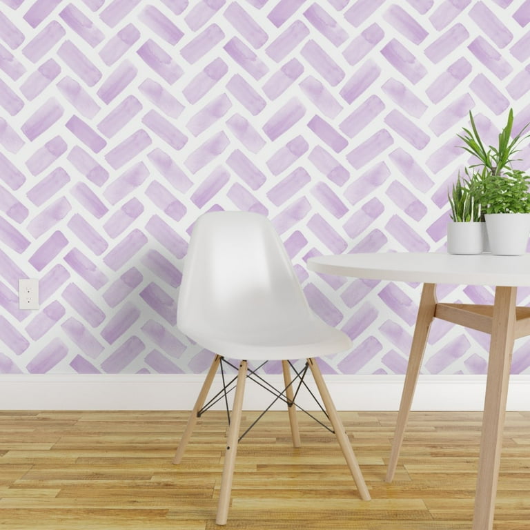 Lavender Chevron Wallpaper