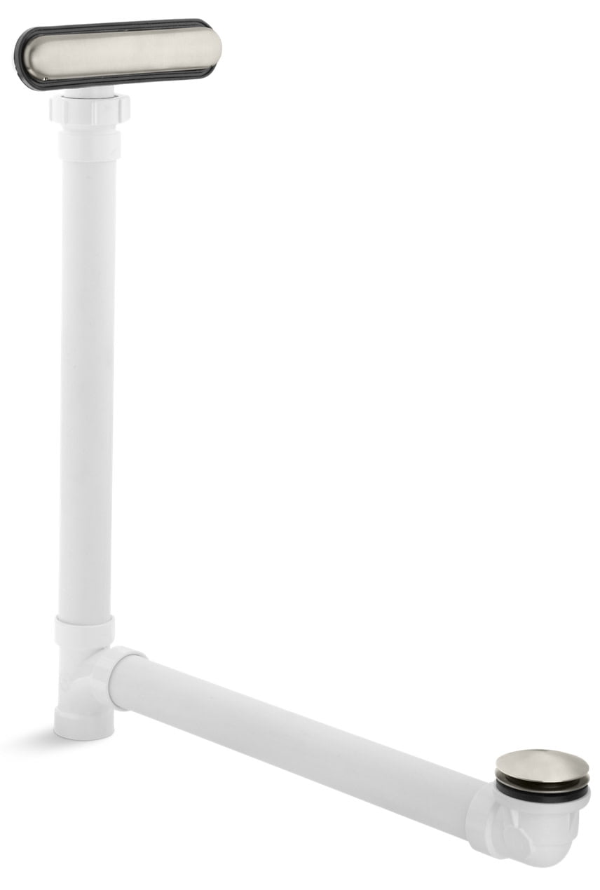 Kohler Clearflo Slotted Overflow Bath Drain, Vibrant Brushed Nickel ...