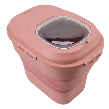 Food Storage Container, Rolling Wheel Large Capacity Rice Food ...