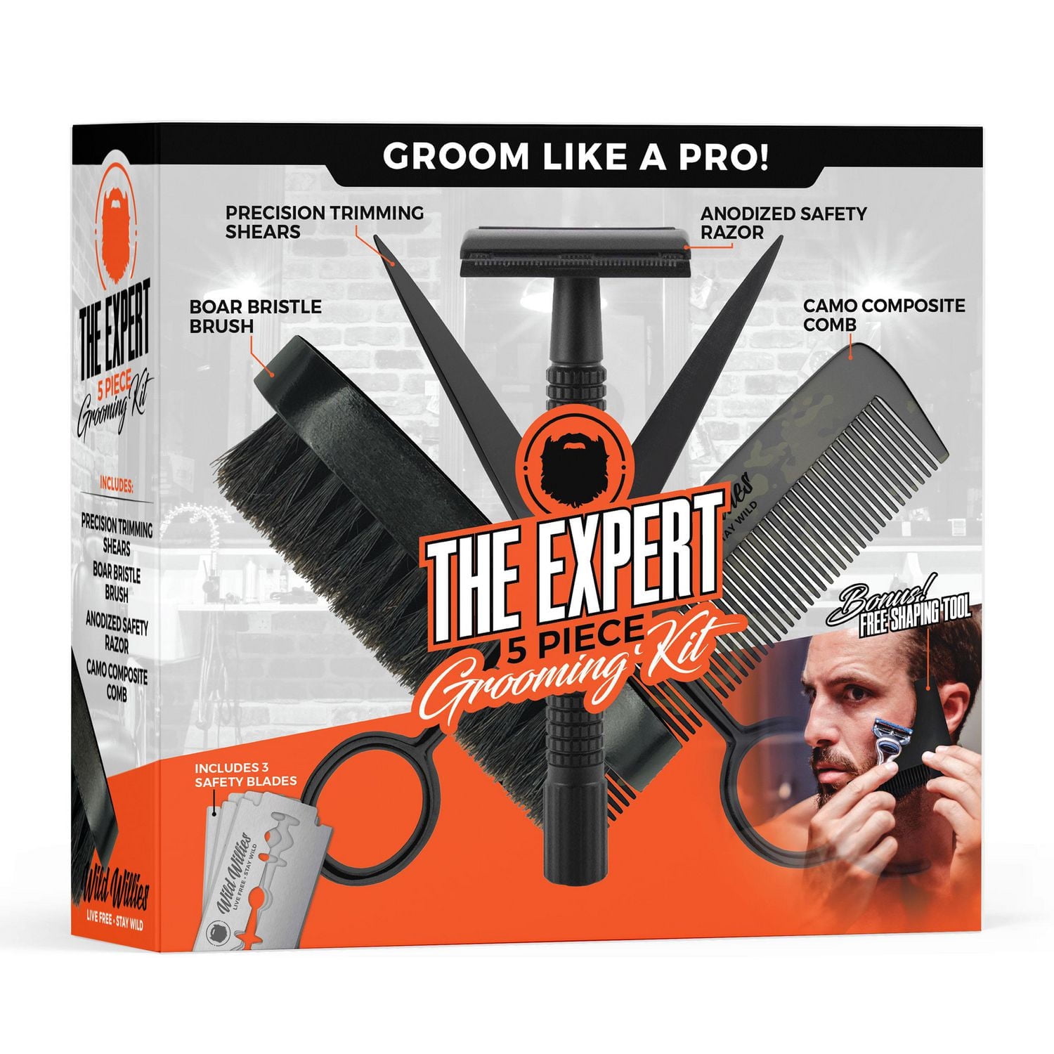 Click here for Wild Willies  The Expert Beard Grooming Kit  Beard... prices