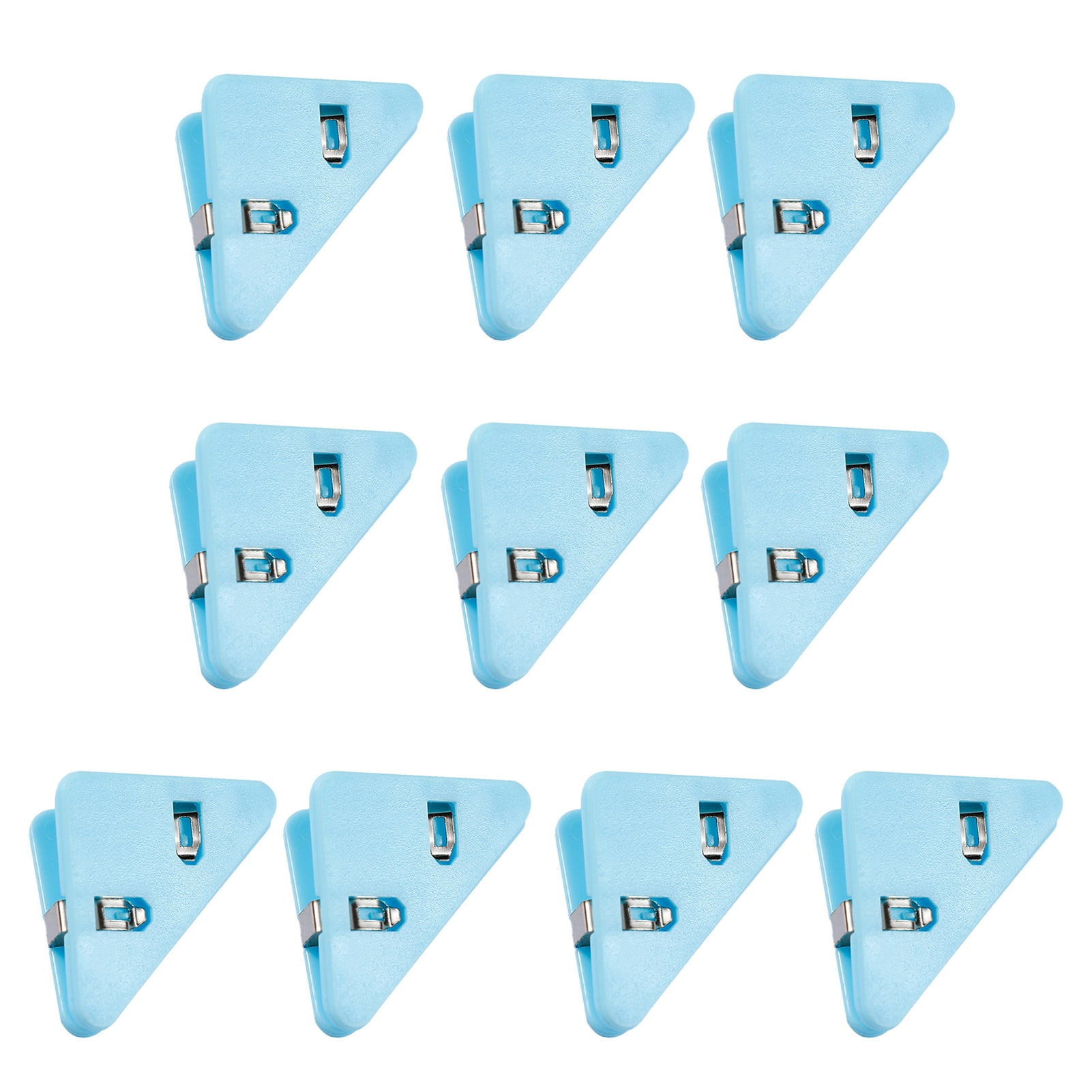 Hesroicy Multifunctional Transparent Triangle Clips - Reusable Desktop ...