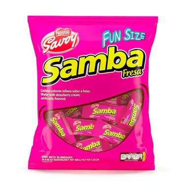 Savoy Samba Strawberry Fudge Covered Wafers, Strawberry Filling, 32g ...