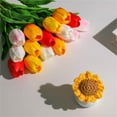 15-Pack Multicolor PU Tulip Artificial Flowers 13.4 Inch for Easter ...