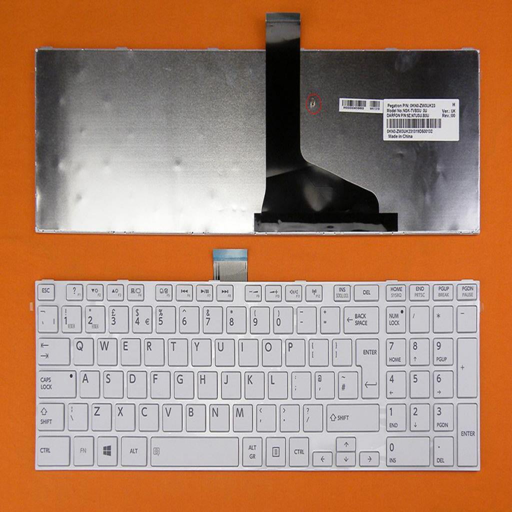 Toshiba Laptop Keyboard Layout