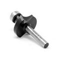 WEN 1-1/8 in. Roundover Carbide-Tipped Router Bit with 1/4 in. Shank ...