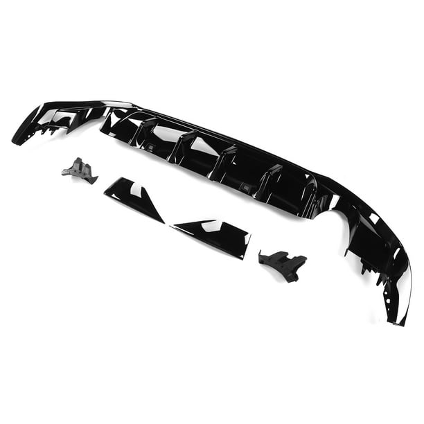 Rear Bumper Diffuser Rear Bumper Lip Rear Spoiler Gloss Black For TCR ...